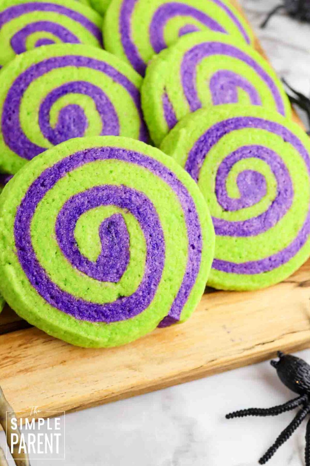 Halloween Pinwheel Cookies (Great for Any Holiday!) - The Simple Parent