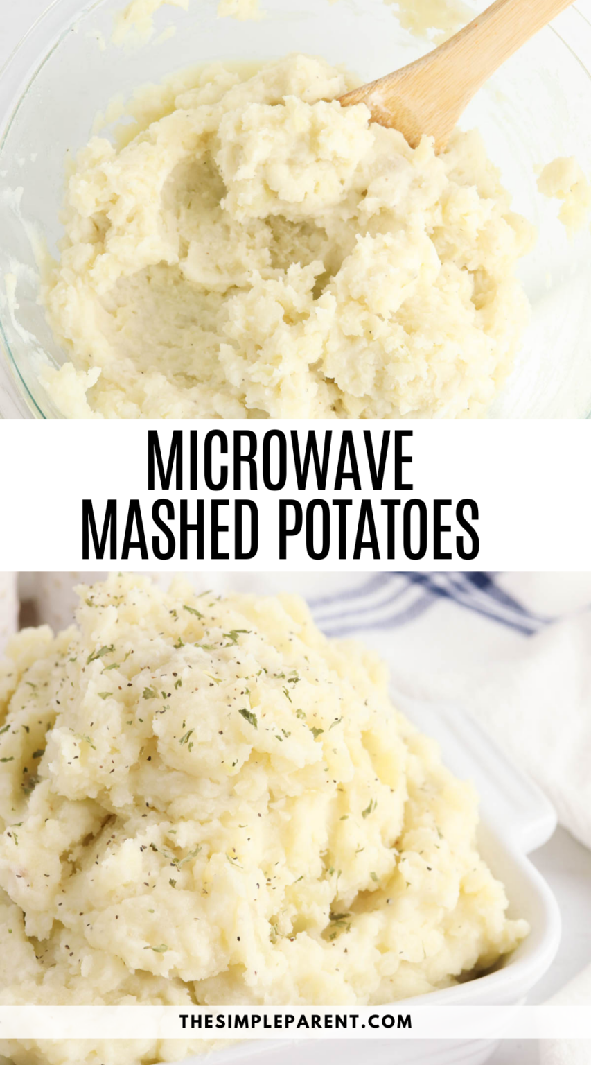 Microwave Mashed Potatoes - The Simple Parent