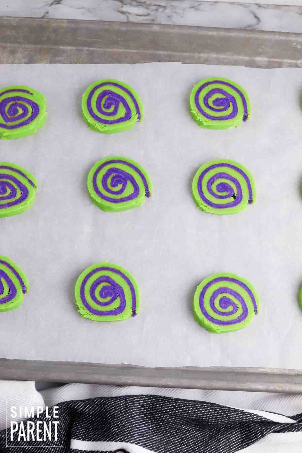 Halloween Pinwheel Cookies (Great for Any Holiday!) - The Simple Parent