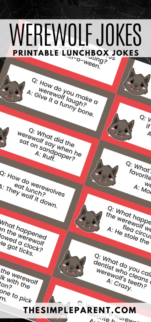 Werewolf Jokes for Halloween - The Simple Parent