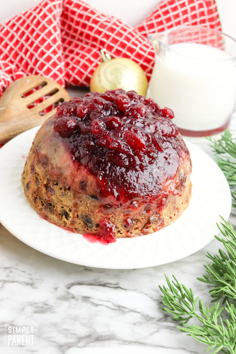 Microwave Christmas Pudding - The Simple Parent