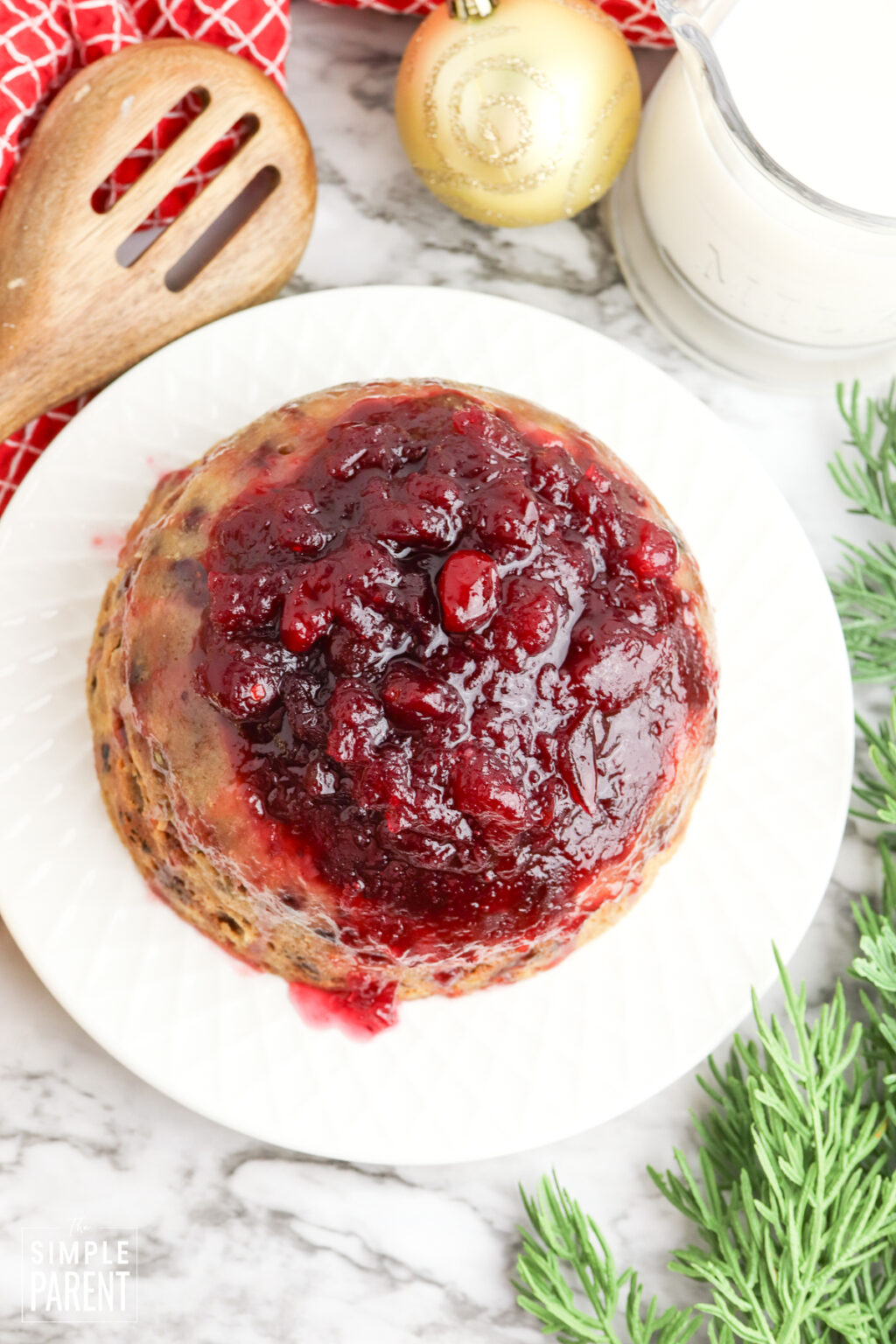 Microwave Christmas Pudding - The Simple Parent