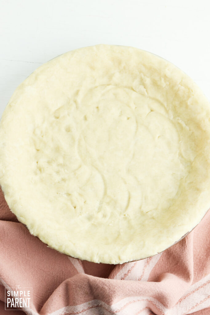 No Roll Pie Crust - The Simple Parent