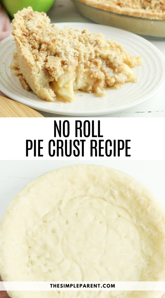 No Roll Pie Crust - The Simple Parent