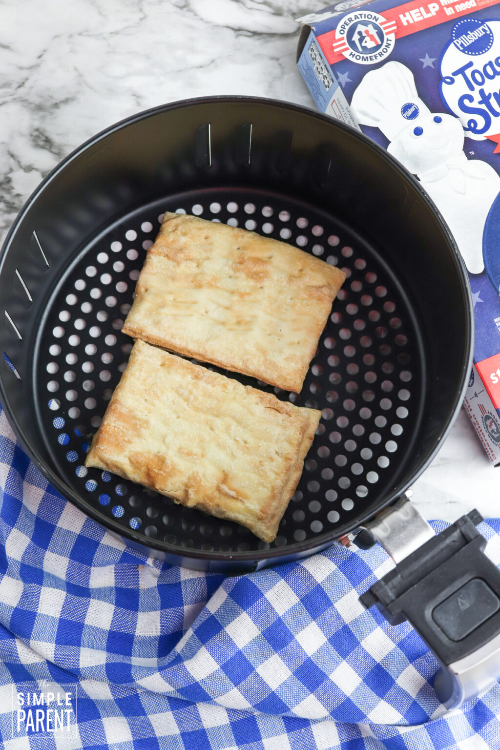 Air Fryer Toaster Strudel - The Simple Parent