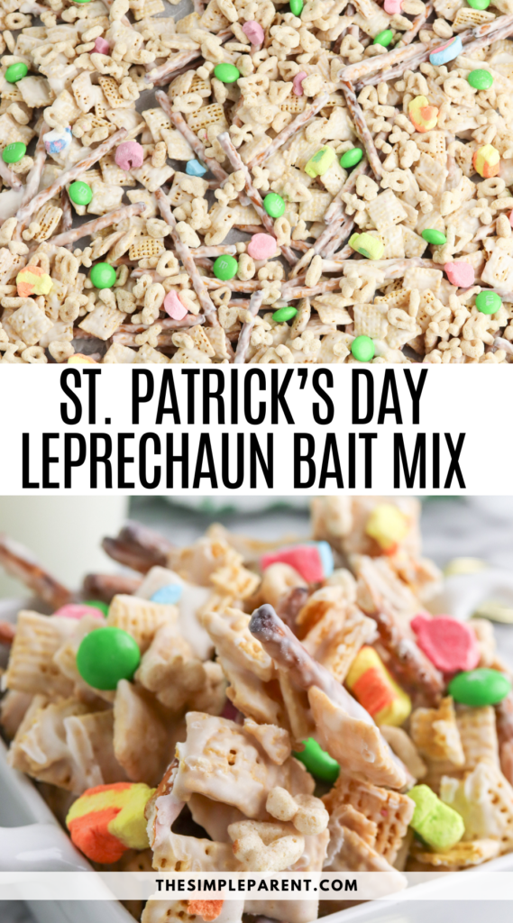 Leprechaun Bait Chex Mix - The Simple Parent