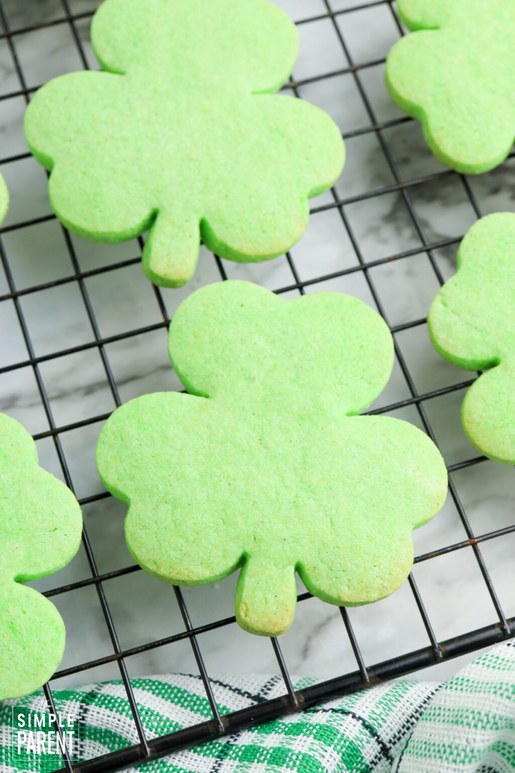 St. Patrick’s Day Shamrock Cookies - The Simple Parent