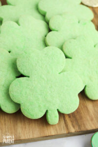 St. Patrick’s Day Shamrock Cookies - The Simple Parent