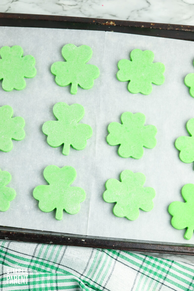St. Patrick’s Day Shamrock Cookies - The Simple Parent