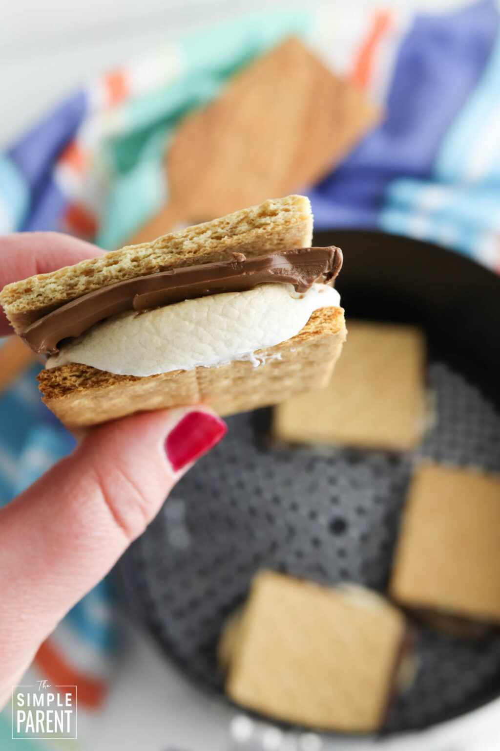 Air Fryer S’mores - The Simple Parent