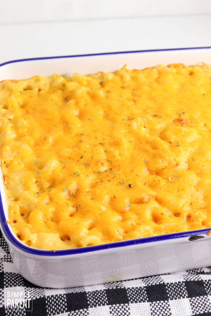 Baked Velveeta Mac and Cheese - The Simple Parent