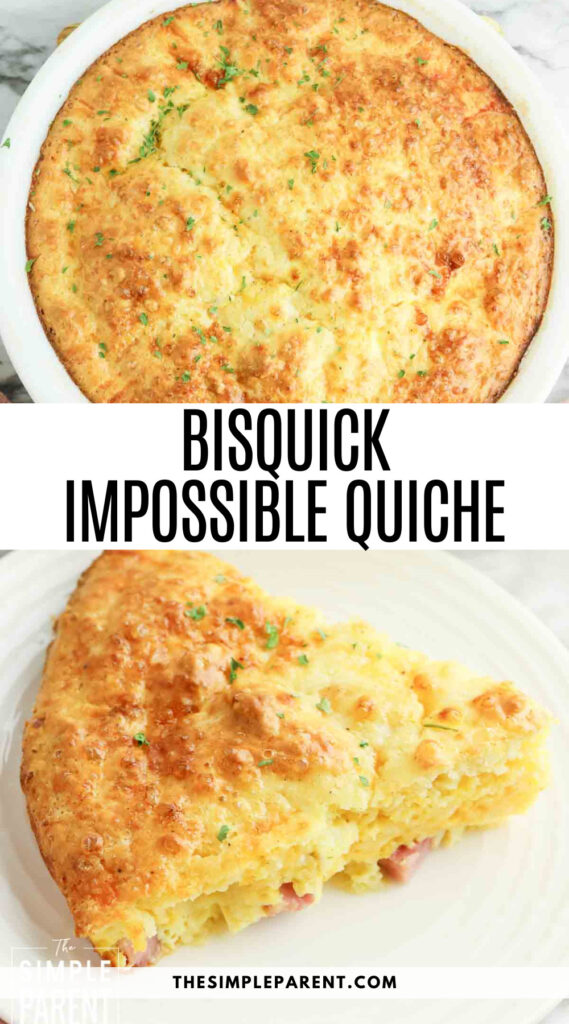 Bisquick Quiche aka Impossible Quiche - The Simple Parent