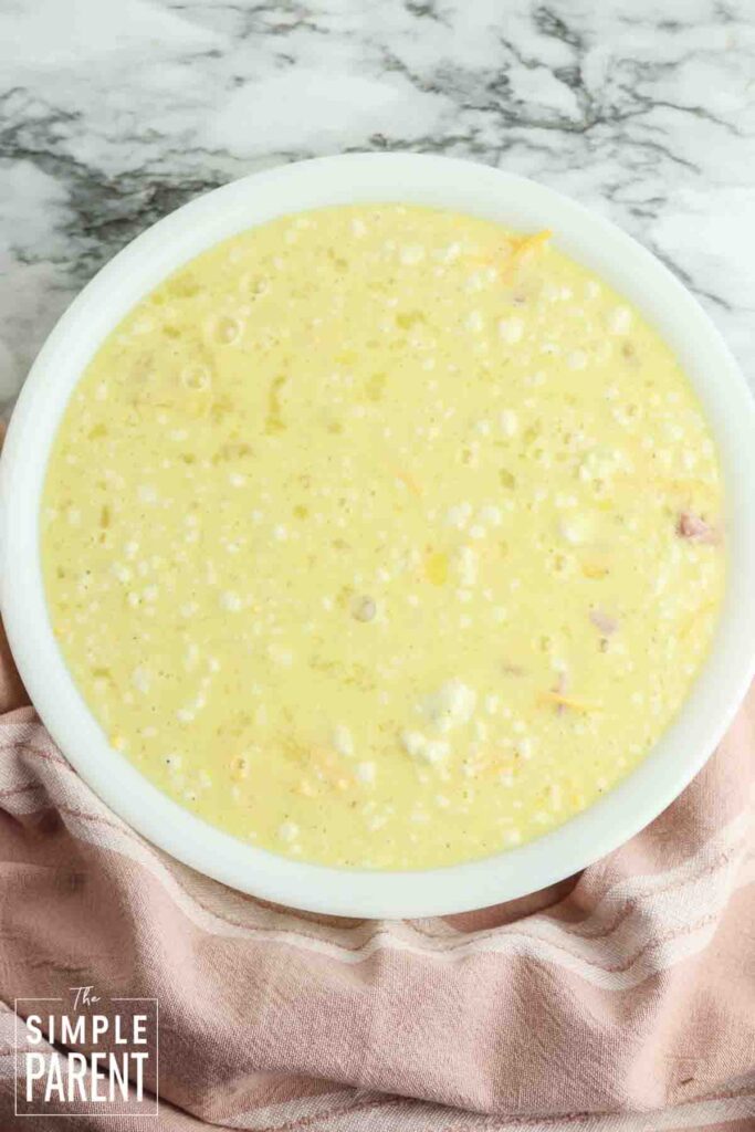 Bisquick Quiche aka Impossible Quiche - The Simple Parent