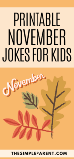 November Jokes for Kids - The Simple Parent