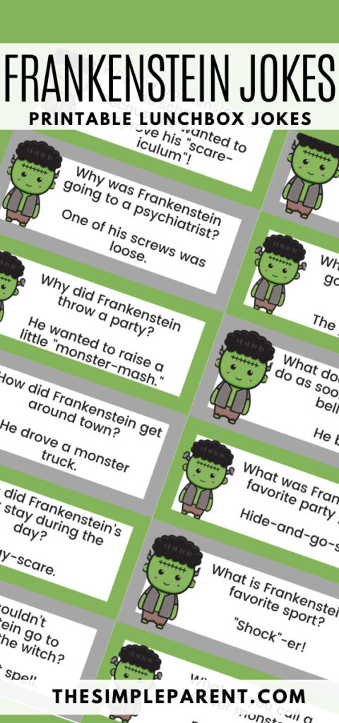 Frankenstein Jokes for Kids - The Simple Parent