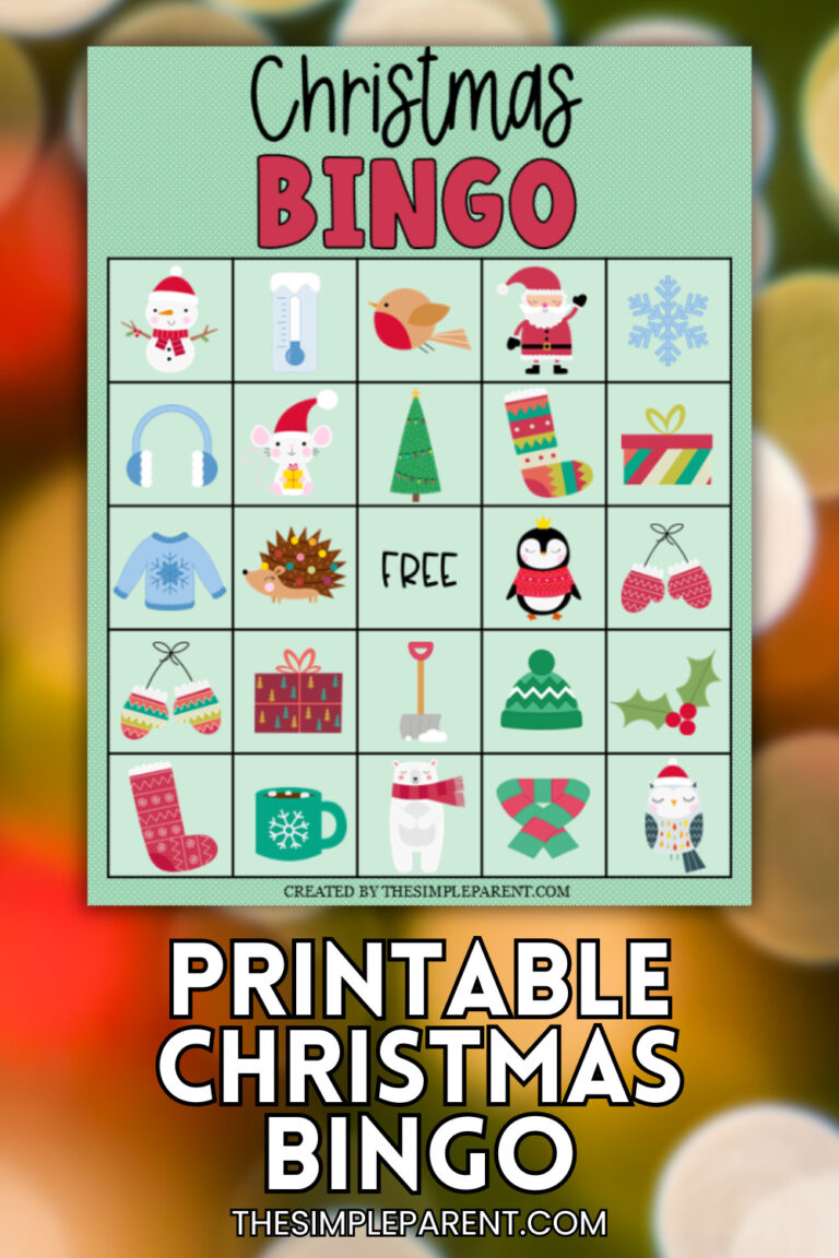 Printable Christmas Bingo - The Simple Parent