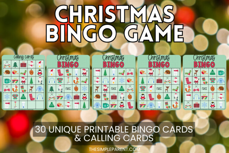 Printable Christmas Bingo - The Simple Parent