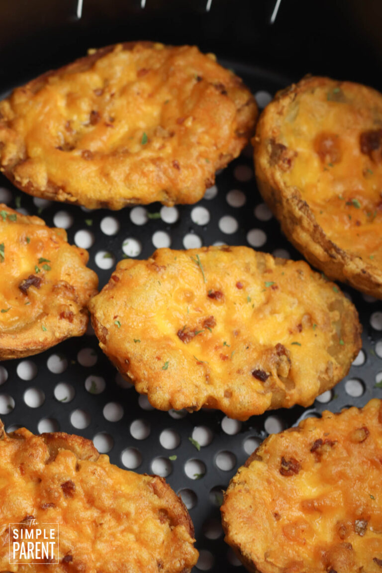 Air Fryer Frozen Potato Skins - The Simple Parent