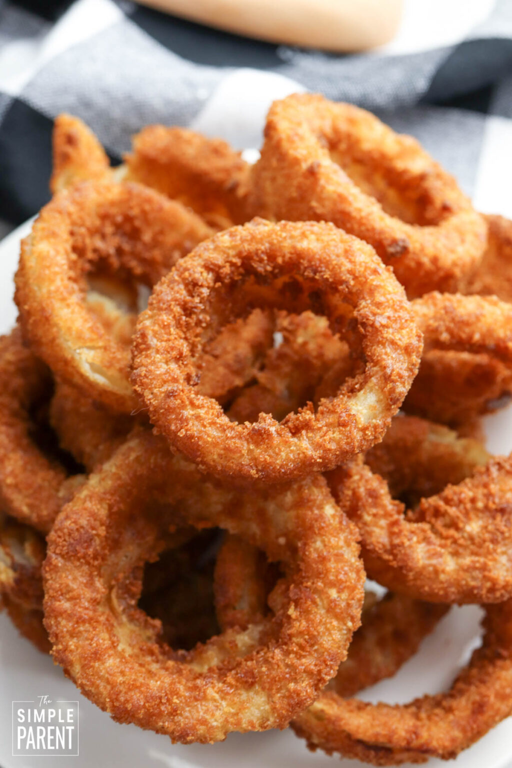 Air Fryer Frozen Onion Rings - The Simple Parent