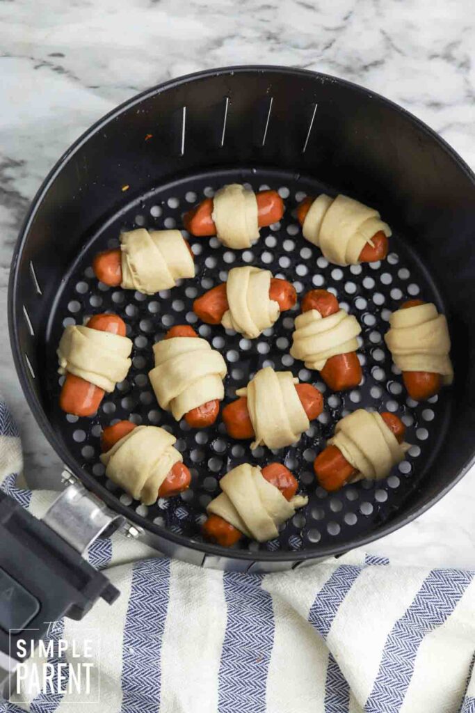 Air Fryer Pigs in a Blanket - The Simple Parent