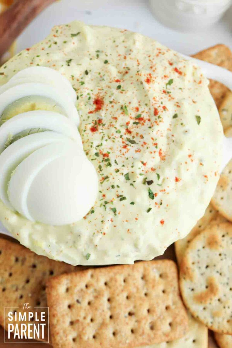 Deviled Egg Dip - The Simple Parent