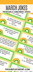 March Jokes for Kids - The Simple Parent