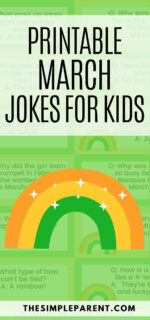 March Jokes for Kids - The Simple Parent
