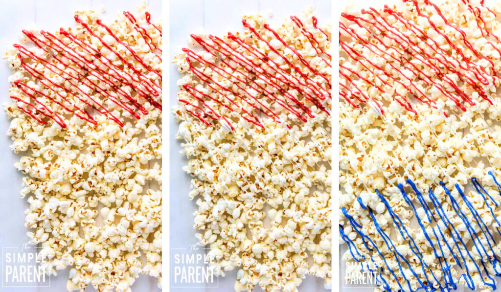 Red White and Blue Popcorn - The Simple Parent