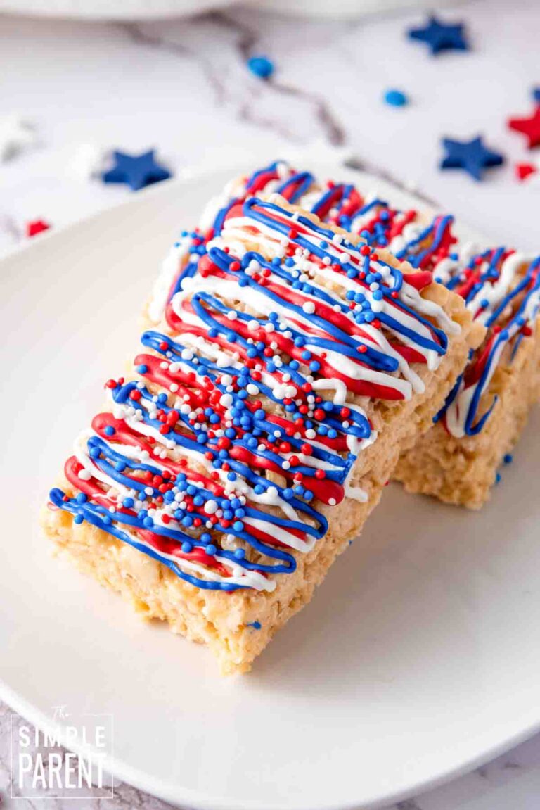 Patriotic Red White and Blue Recipes - The Simple Parent
