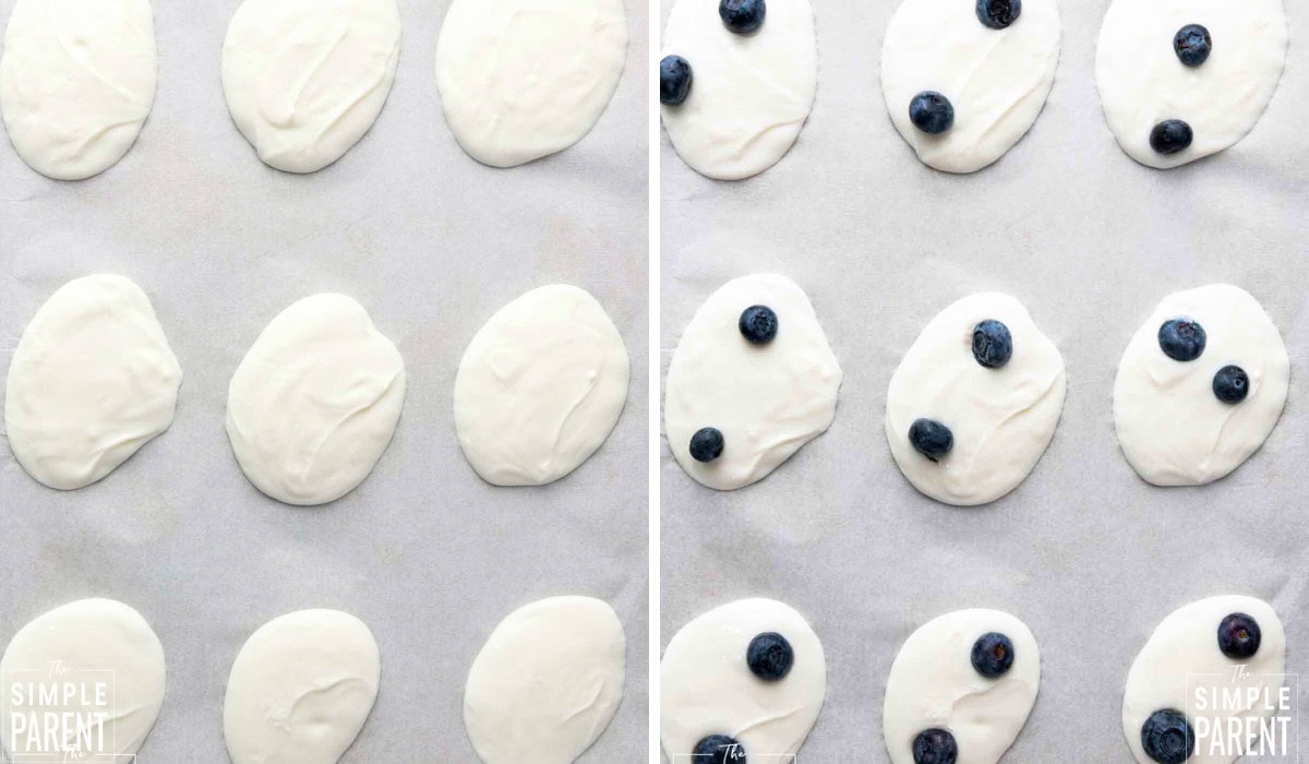 Red White and Blue Frozen Yogurt Bites