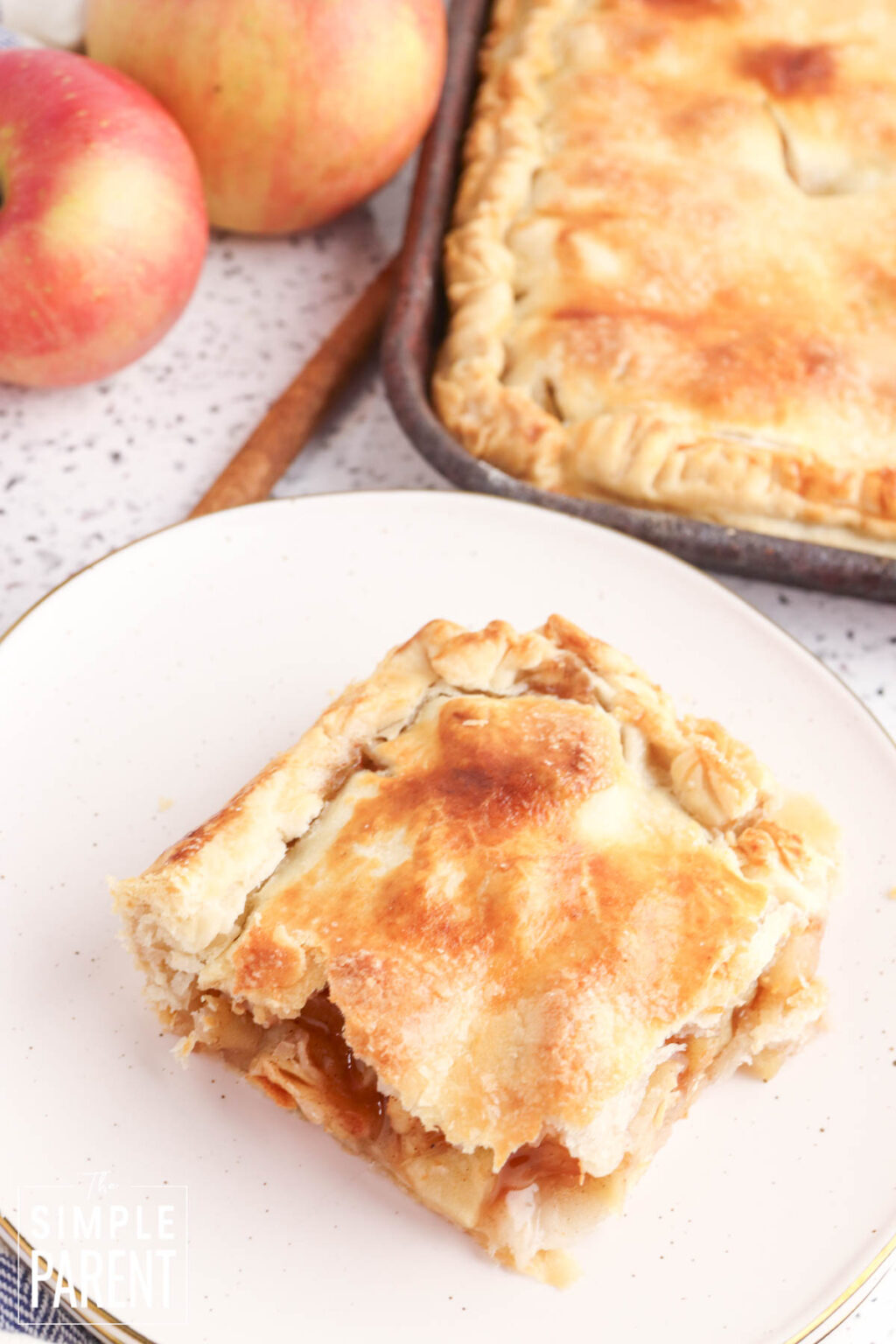 Apple Slab Pie - The Simple Parent