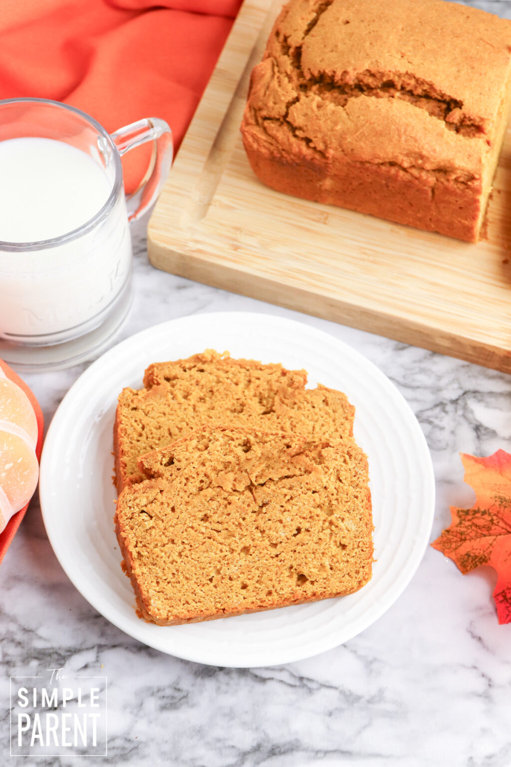 Cake Mix Pumpkin Bread - The Simple Parent