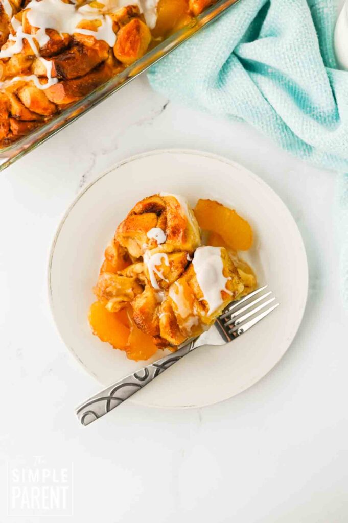 Apple Cinnamon Roll Bake - The Simple Parent