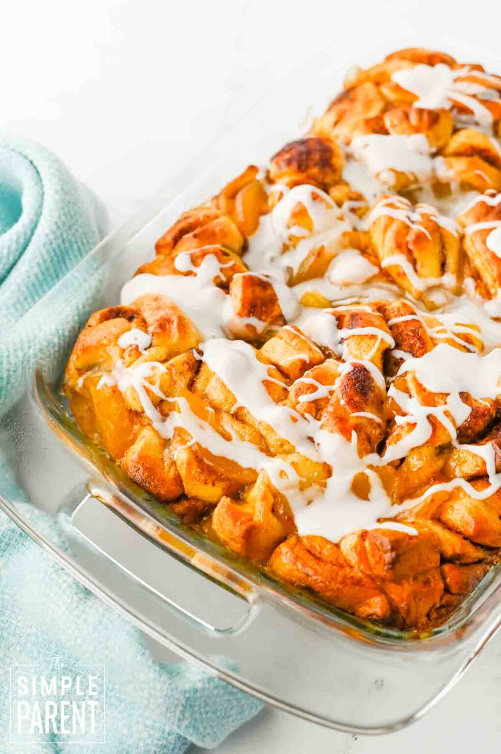 Apple Cinnamon Roll Bake - The Simple Parent