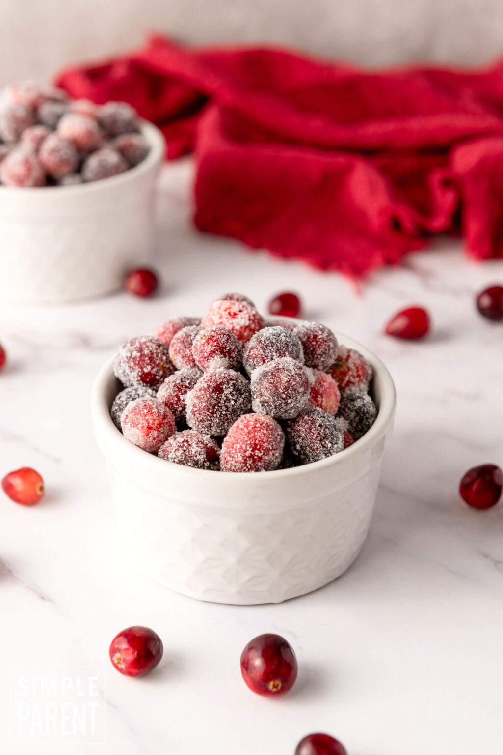 Sugared Cranberries (Easy Christmas Treat or Garnish)
