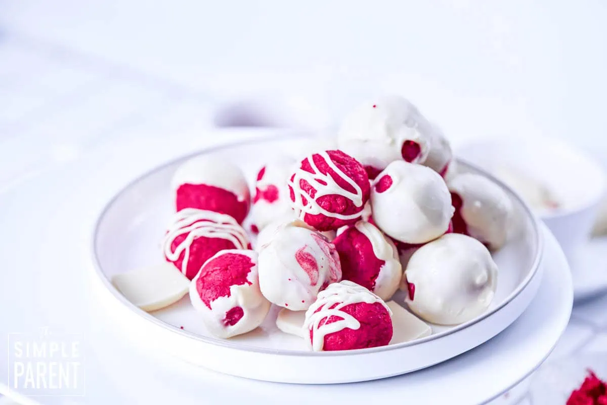 Red Velvet Cake Balls (Easy Cake Truffles)