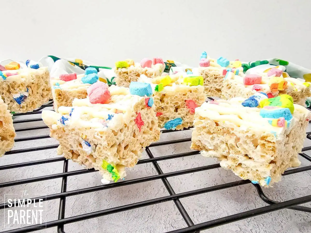 Lucky Charms Rice Crispy Treats (Easy for St. Patrick's Day)