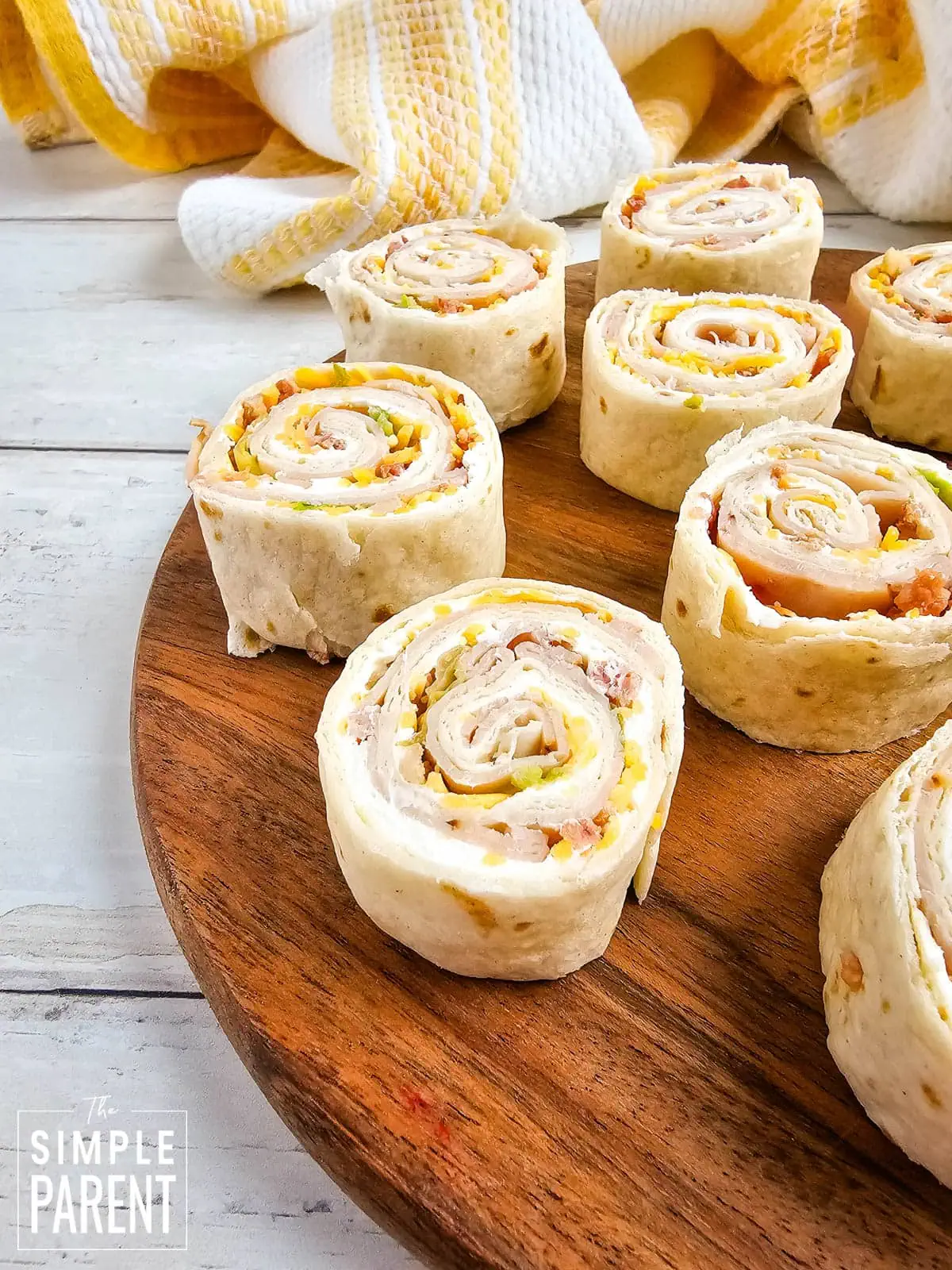 Turkey Club Pinwheels (Easy Party Appetizers)